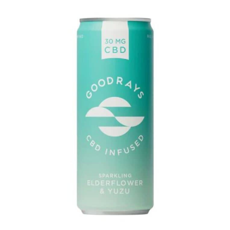 Goodrays Elderflower & Yuzu Natural CBD Drink (30mg) - Vitamin D
